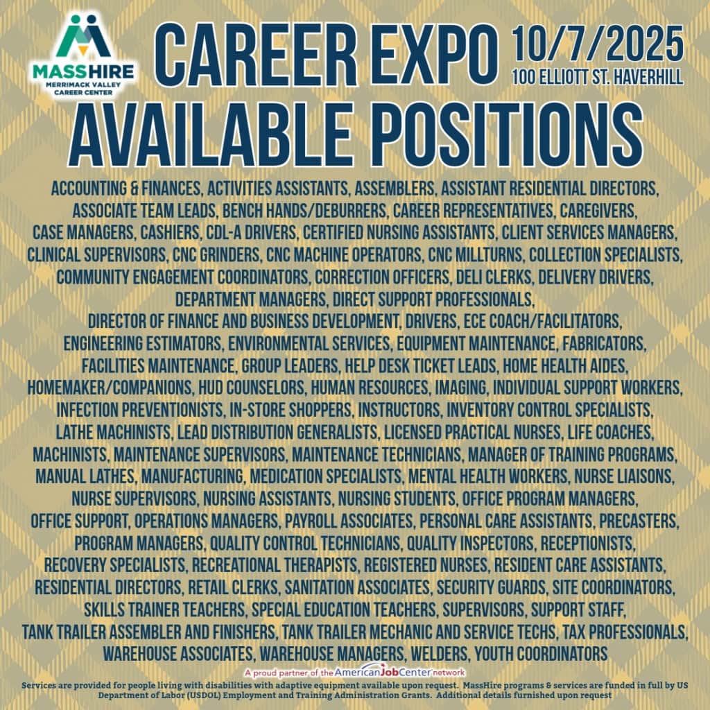 Autumn Career Expo! - MassHire Merrimack Valley Career Center